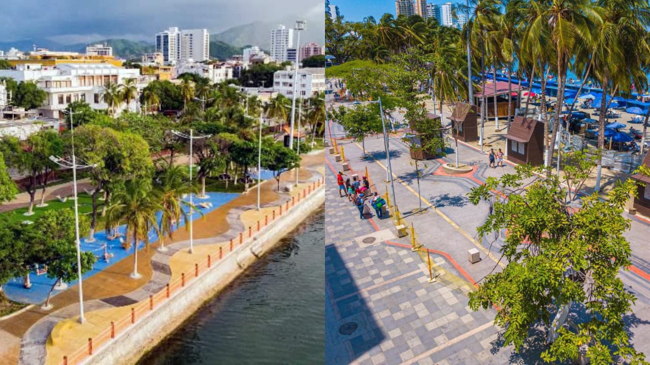 Inauguraciones del Camellón de la Bahía y El Rodadero: Obras ...